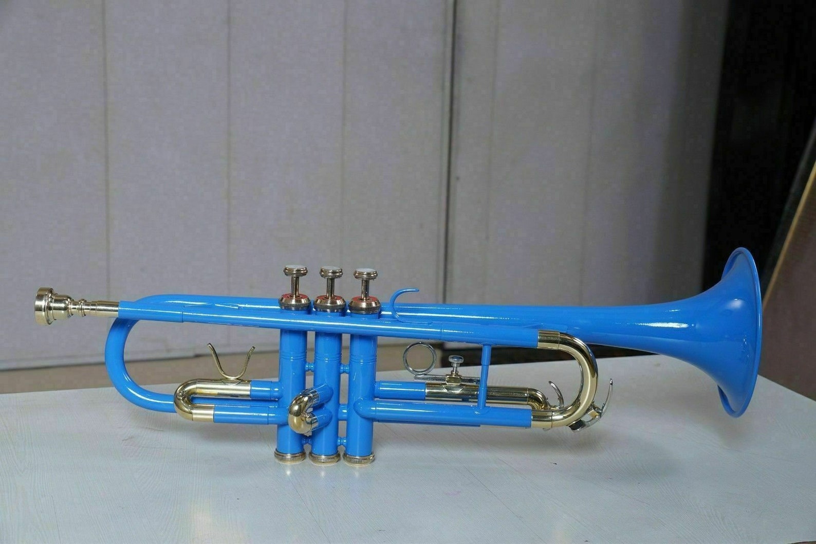 Trumpet Blue Glory Color Bb Pitch With Hard Case and Mouth - Etsy