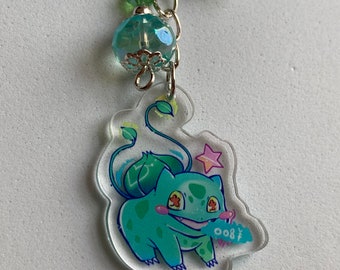 Bulbasaur Boba Keychain - Etsy