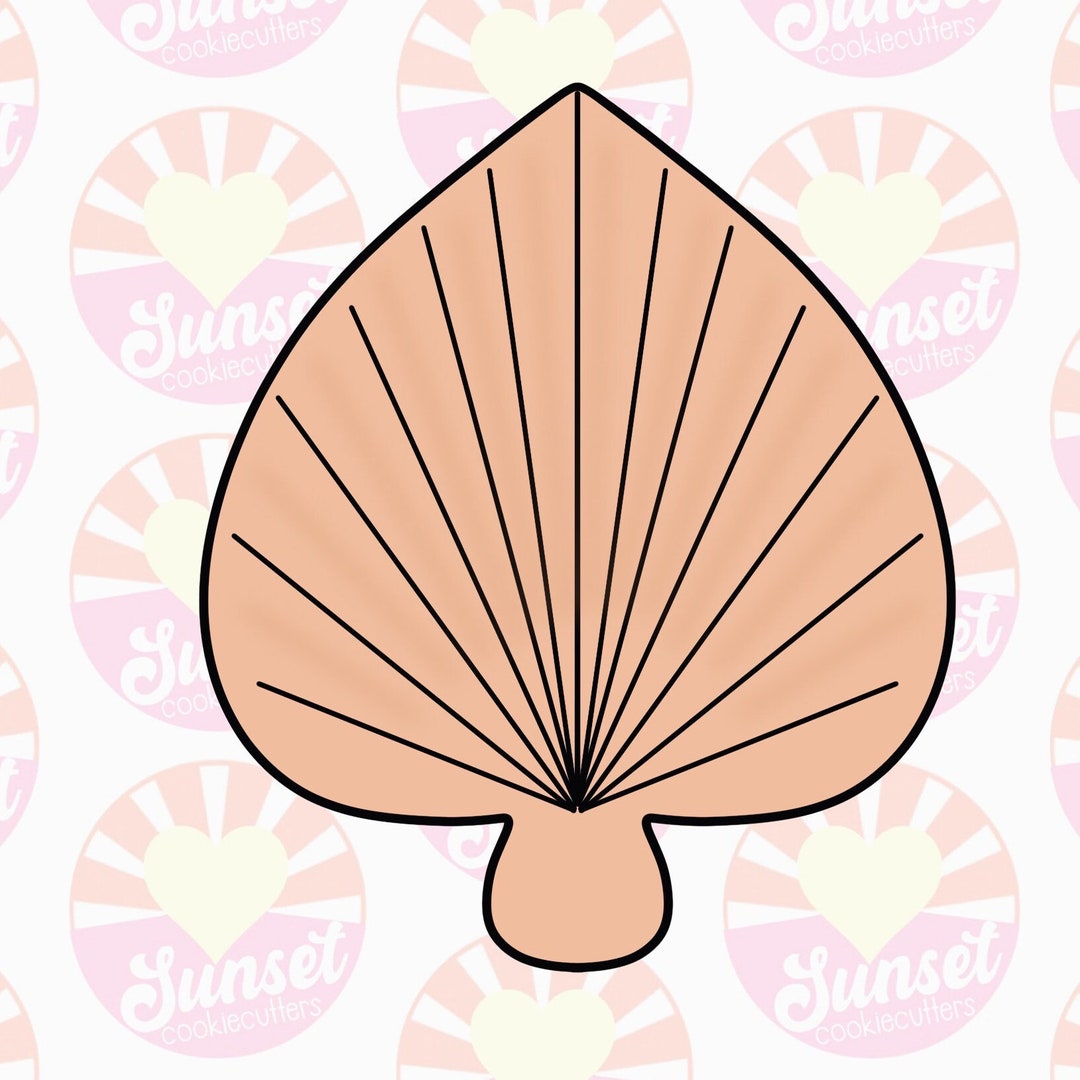 Boho Fan Palm Leaf Cookie Cutter - Etsy