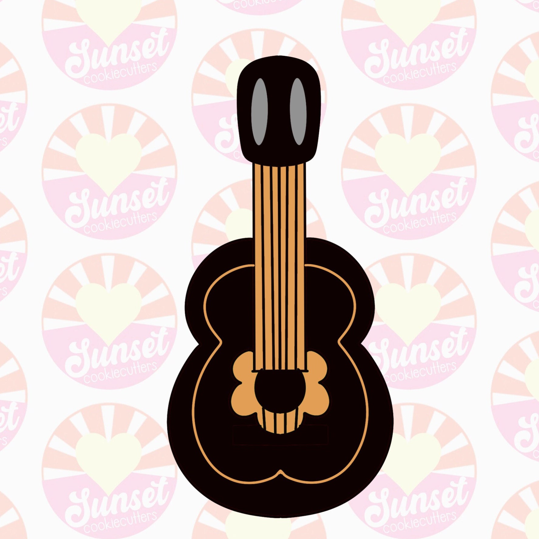 Guitar Cookie Cutter - Etsy