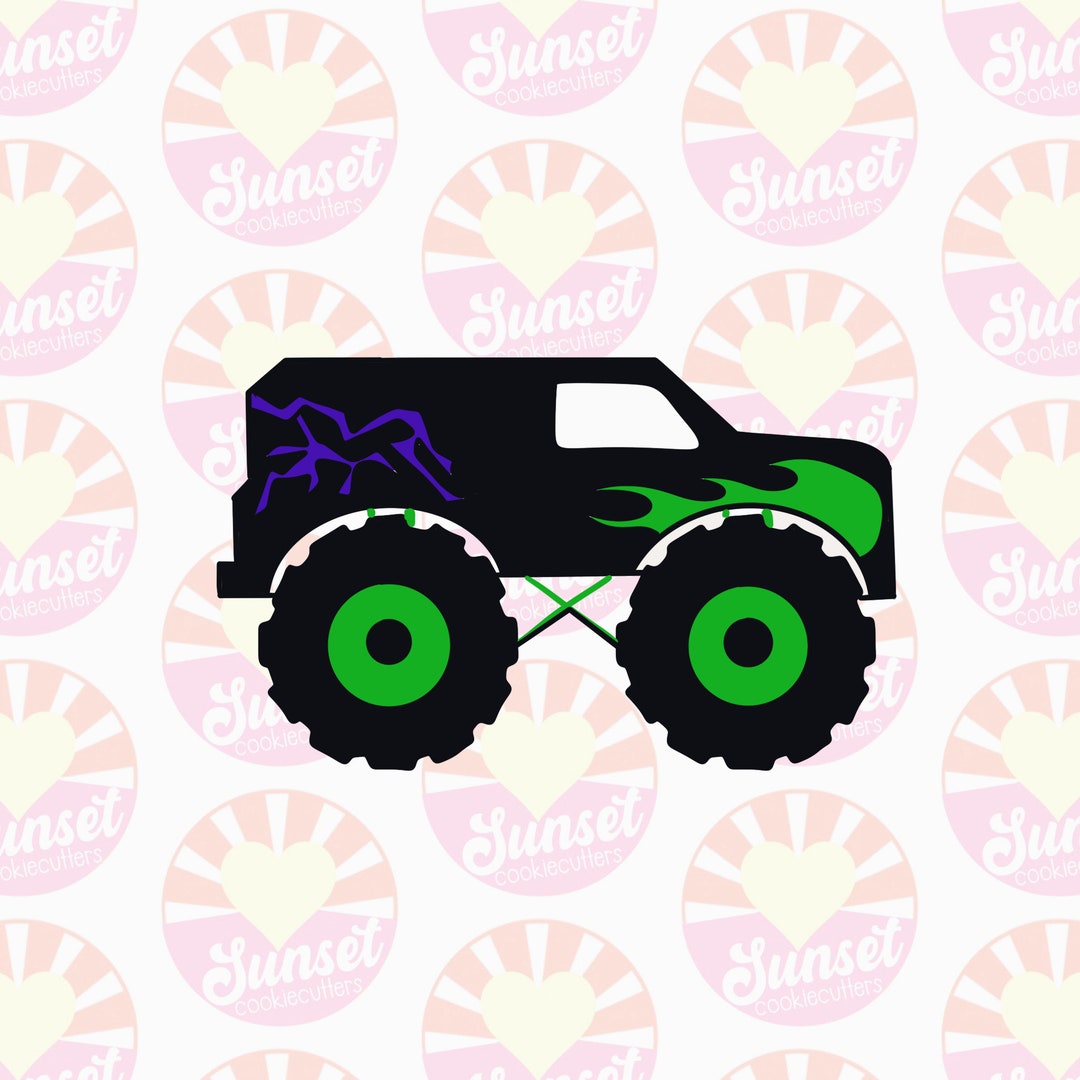 Monster Truck 1 Cookie Cutter - Etsy