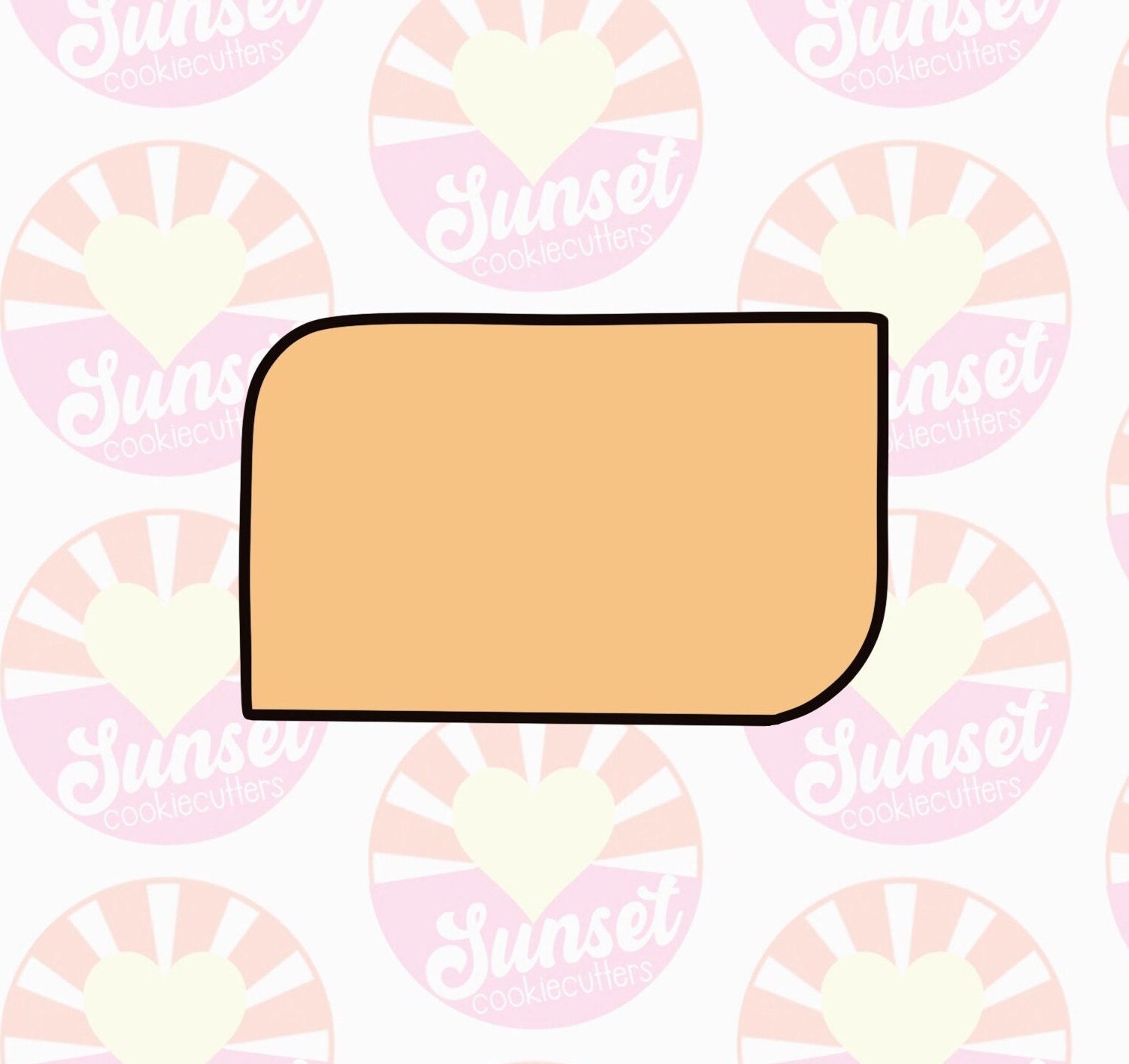 Rounded Rectangle Cookie Cutter - Etsy