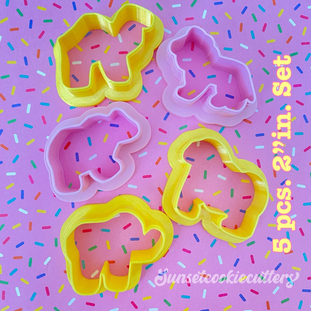 Circus Animal Cookie Cutter Set-animal Cookie Cutters - Etsy