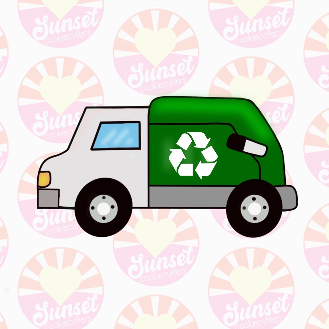 Trash Garbage Recycle Truck Cookie Cutter - Etsy