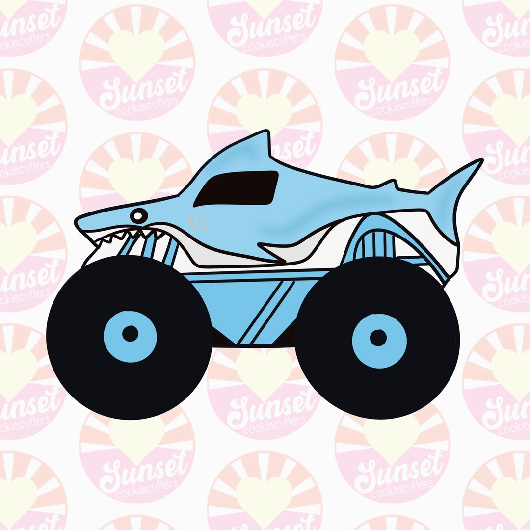Monster Truck 3 Cookie Cutter - Etsy