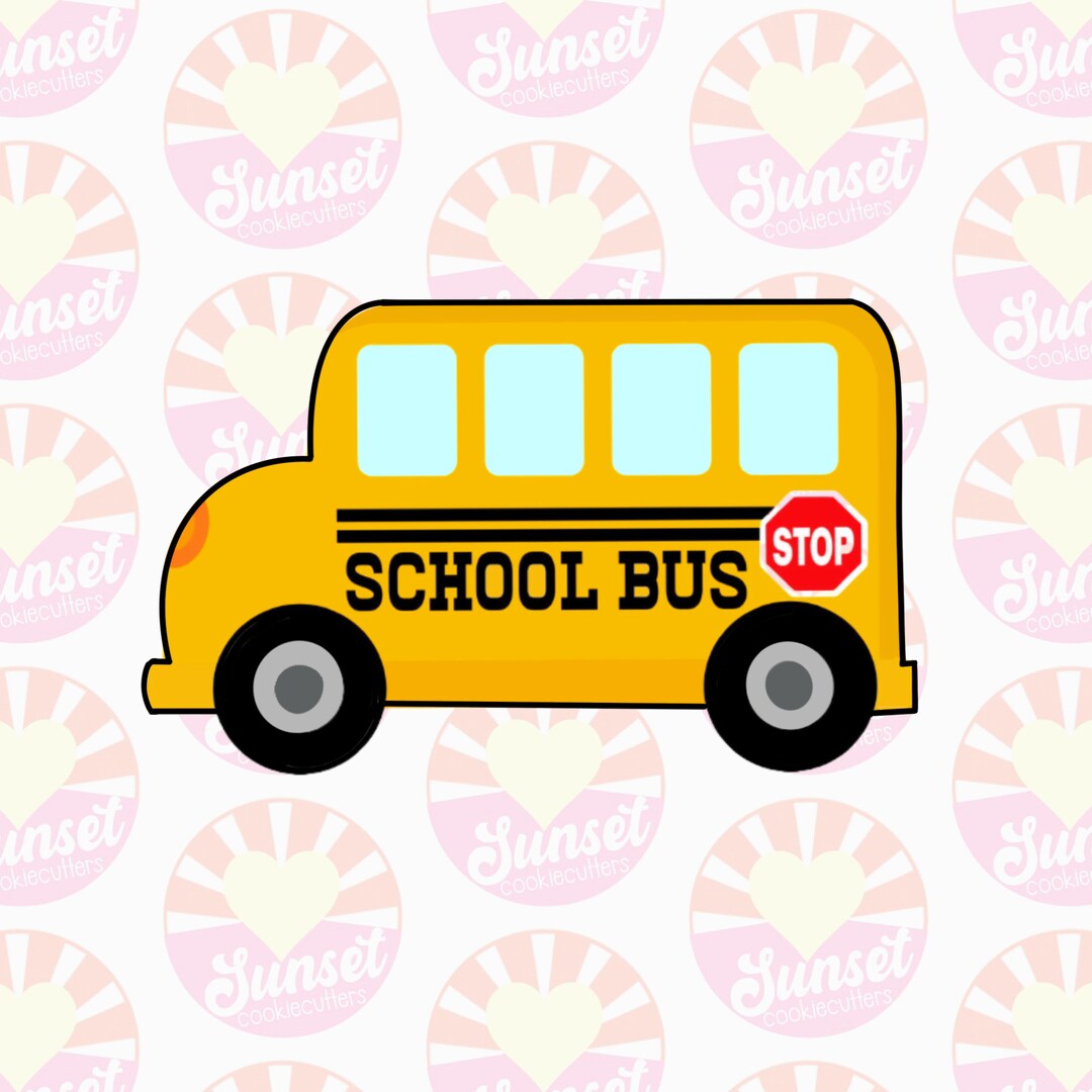 School Bus Cookie Cutter - Etsy