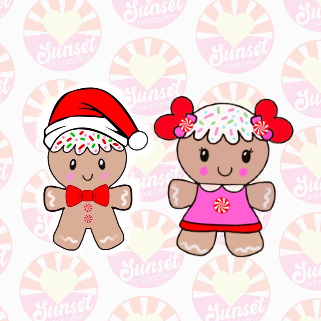 Gingerbread Boy and Girl Cookiecutters - Etsy