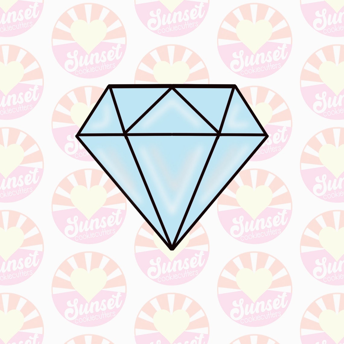 Diamond Cookie Cutter - Etsy