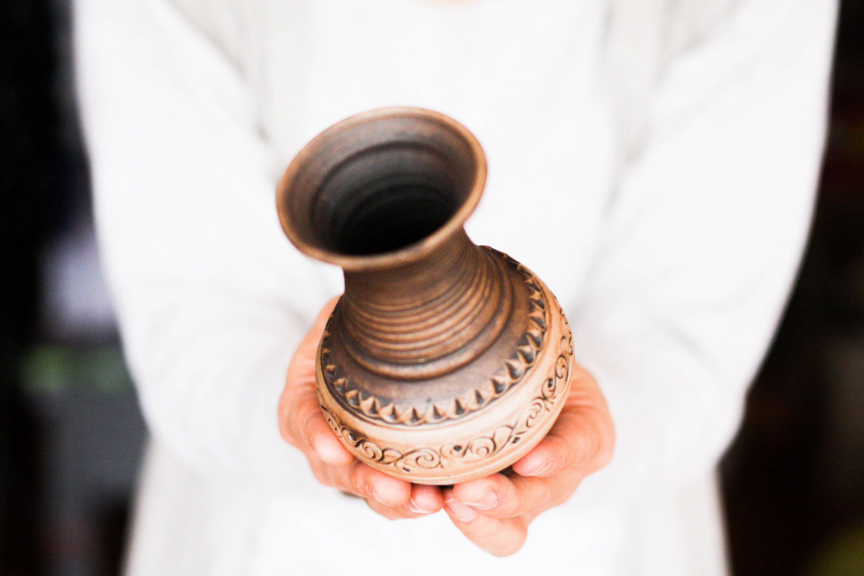 Rustic vase Ceramic vase Pottery vase Floral vase Table decor | Etsy
