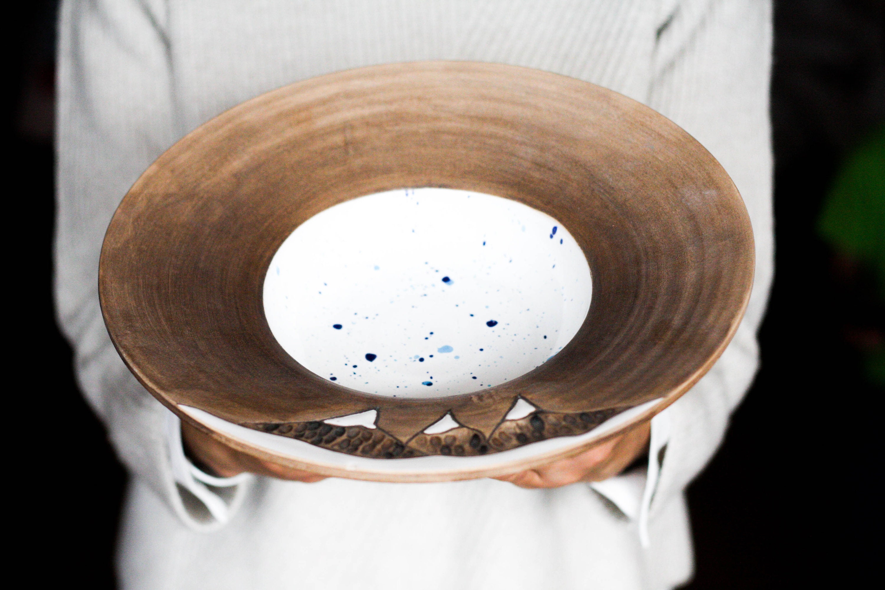 Snowy Mountains Bowl Pottery Bowl Ceramic Bowl Hiker Gift - Etsy