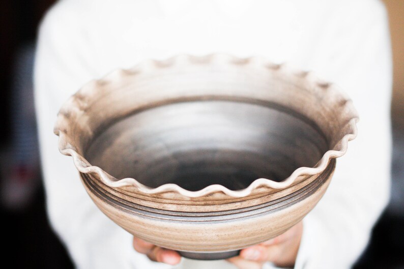 Large bowl Serving bowl Christmas bowl Dinner plate ceramic | Etsy