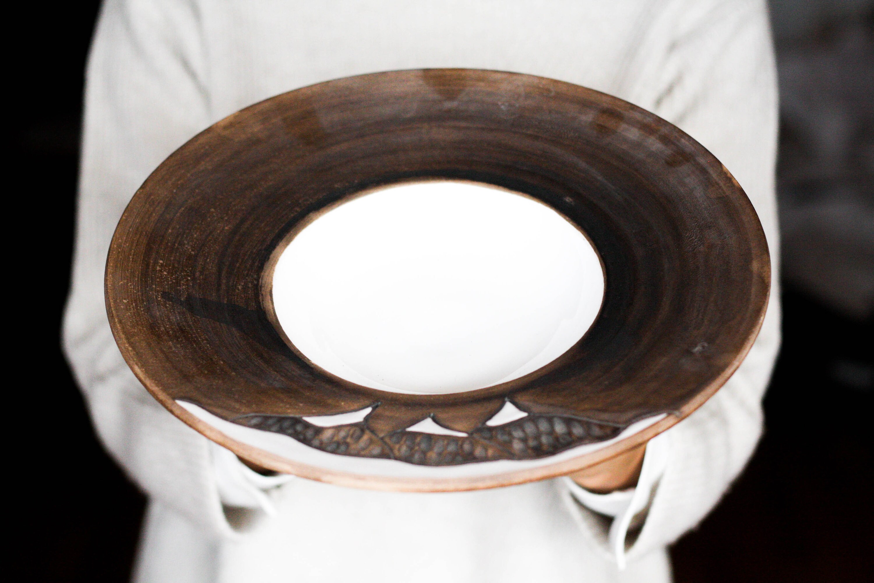 Snowy Mountains Bowl Pottery Bowl Ceramic Bowl Hiker Gift - Etsy