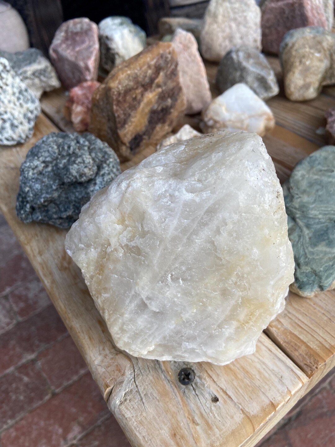 Stunning Large White Quartz Crystal From California's Sierra Nevada ...