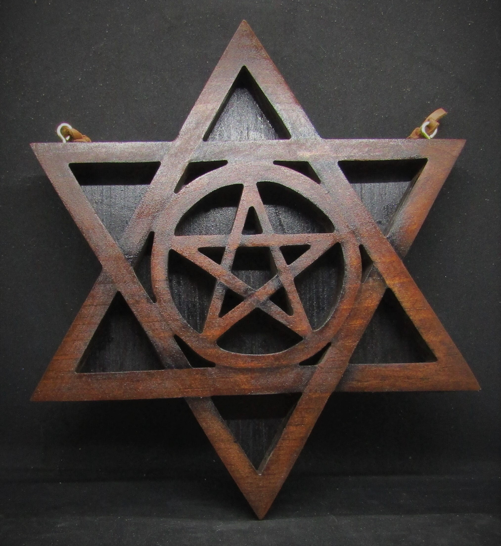 Pentacle. Seal of Solomon Star of David Also Offer Inverted | Etsy Canada