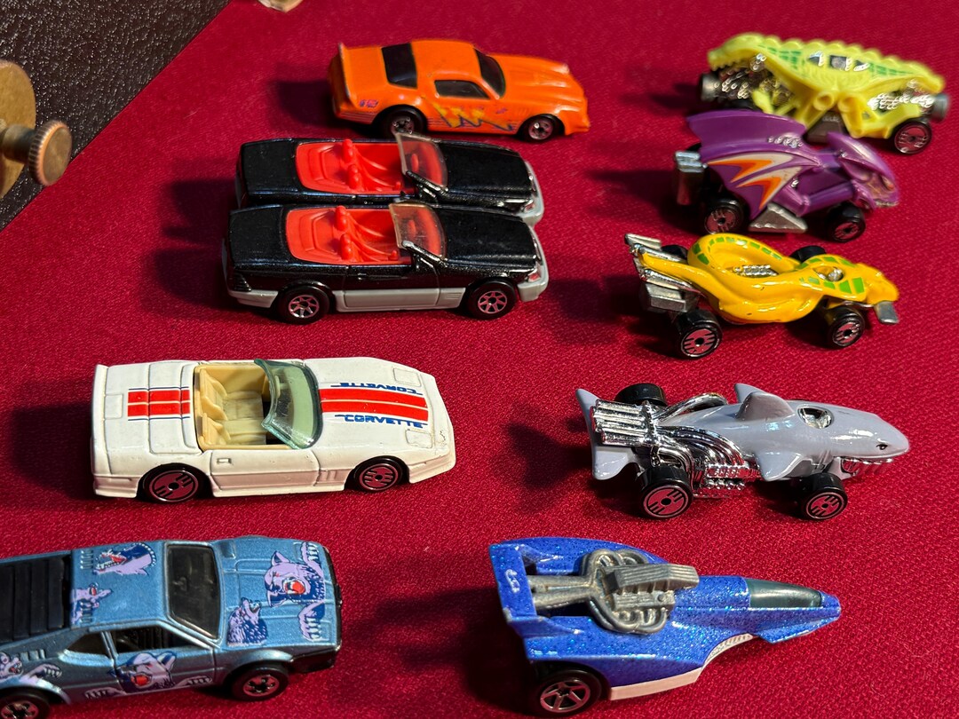 Vintage 1980s Hot Wheels Diecast Car Lot – Retro Fantasy & Real Models ...