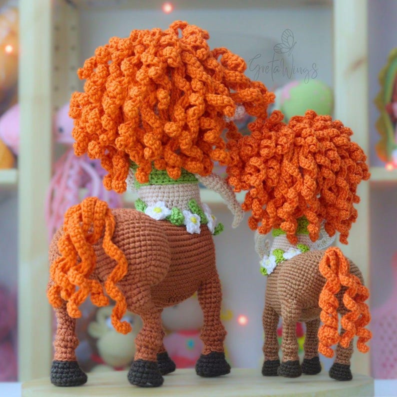 Centaur Crochet Pattern PDF, Amigurumi Fantasy Doll, Mythical Creature ...