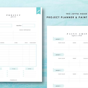Home Management Maintenance Tracker and Project Planner | Etsy