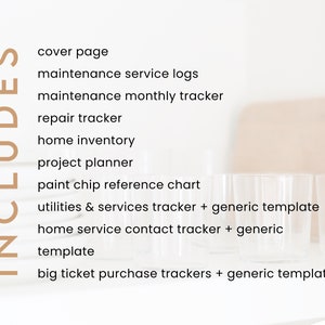 Home Management, Maintenance Tracker, and Project Planner | Digital ...