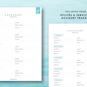 Home Management Maintenance Tracker and Project Planner | Etsy