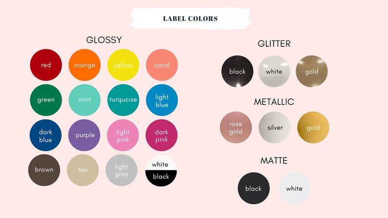 Custom Vinyl Labels Adhesive Vinyl - Etsy