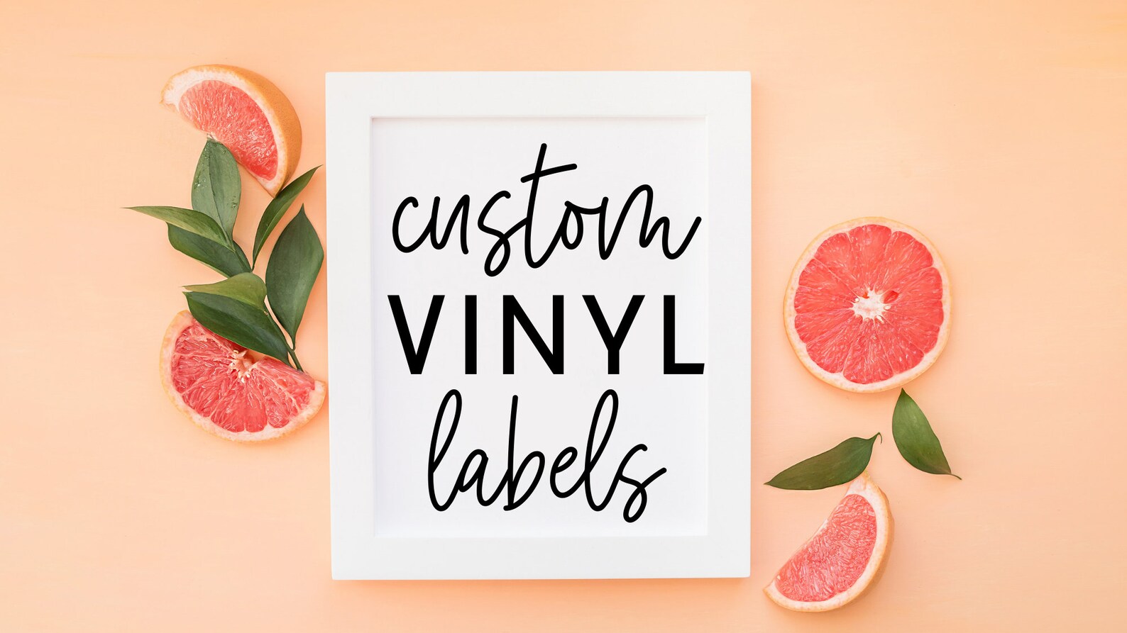 Custom Vinyl Labels Adhesive Vinyl - Etsy