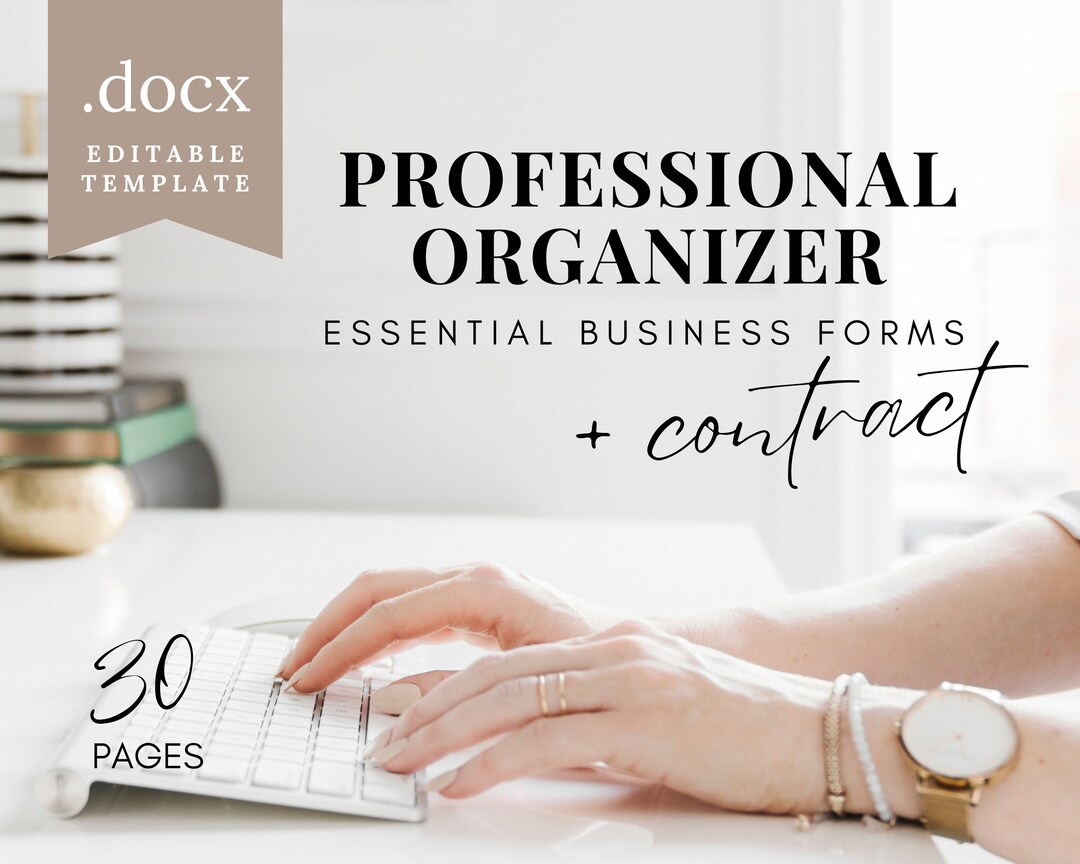 Professional Organizer Business Bundle | Microsoft Word Template ...