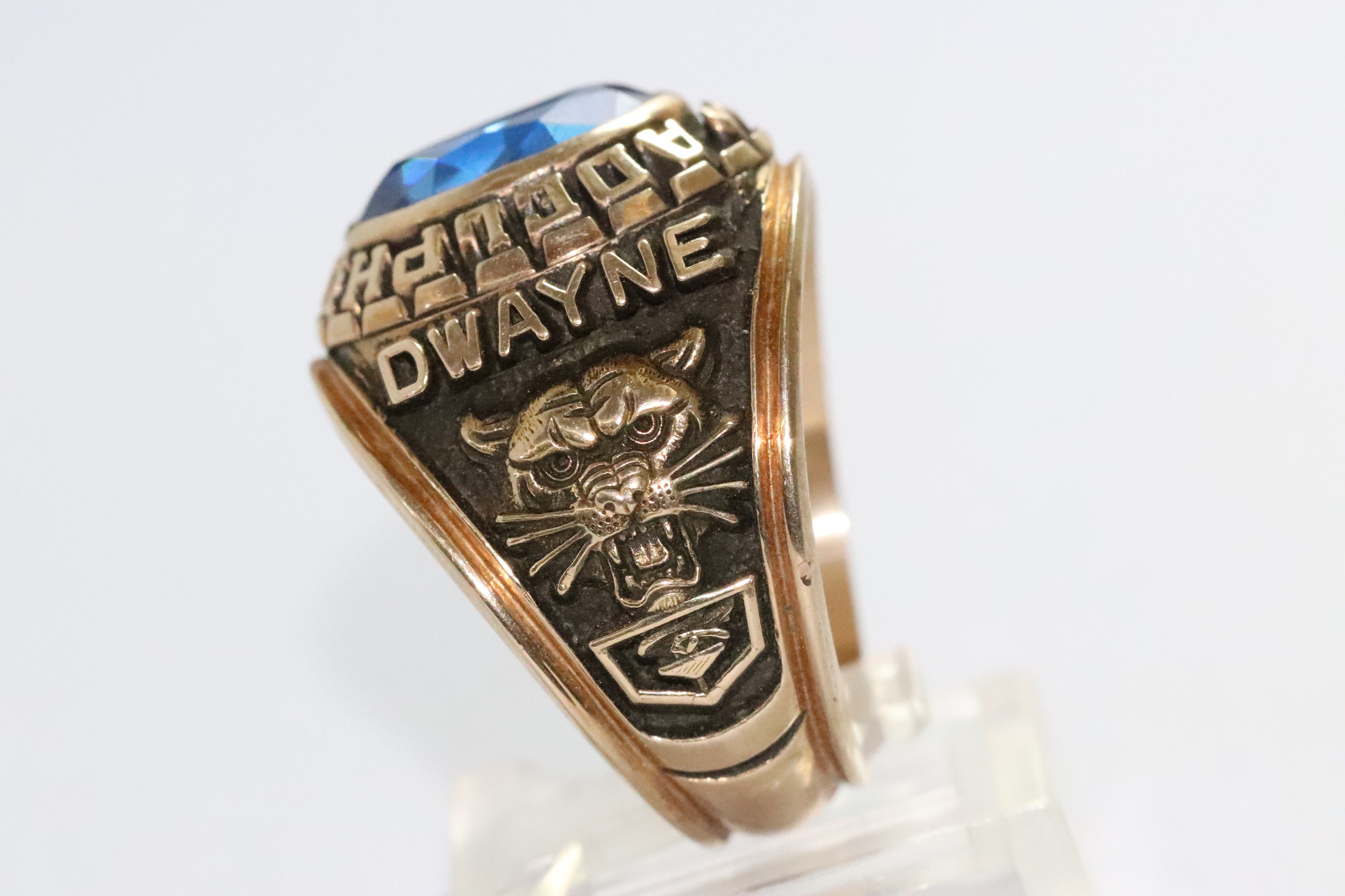 Vintage 14K Yellow Gold Adelphi Academy School Ring - Etsy