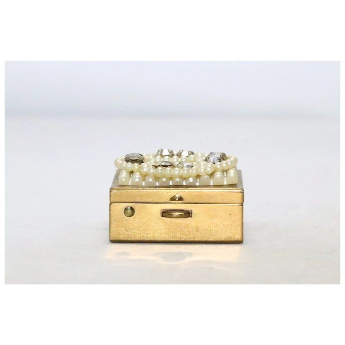 Vintage Wiesner of Miami trickettes Pearl Pill Box - Etsy