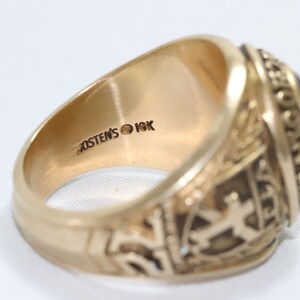 Vintage Jostens 10K Yellow Gold Father Judge School Ring - Etsy