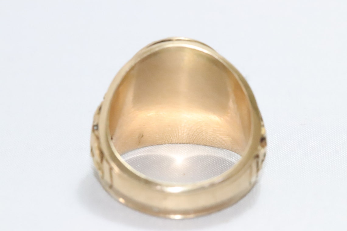 Vintage Jostens 10K Yellow Gold Father Judge School Ring - Etsy