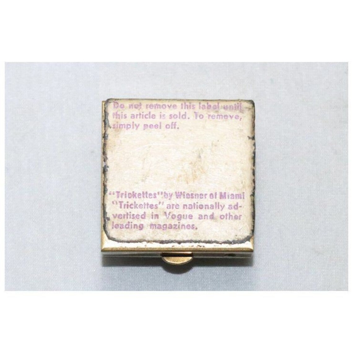 Vintage Wiesner of Miami trickettes Pearl Pill Box - Etsy