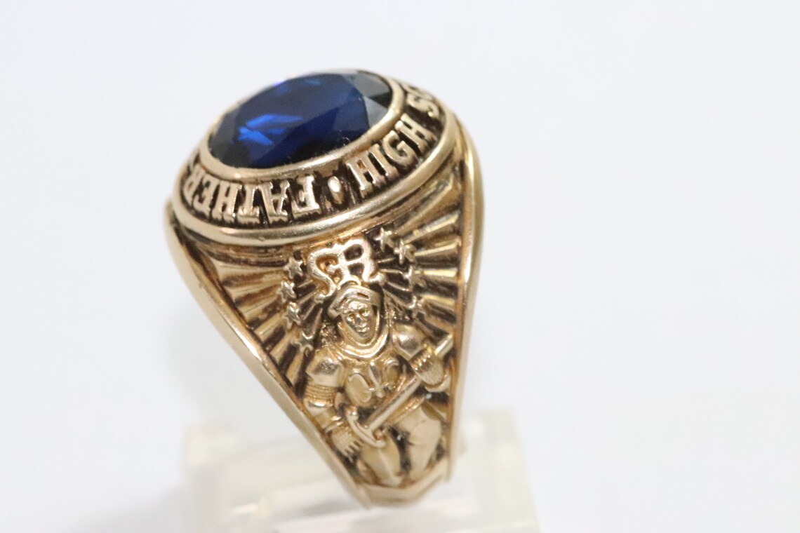 Vintage Jostens 10K Yellow Gold Father Judge School Ring - Etsy