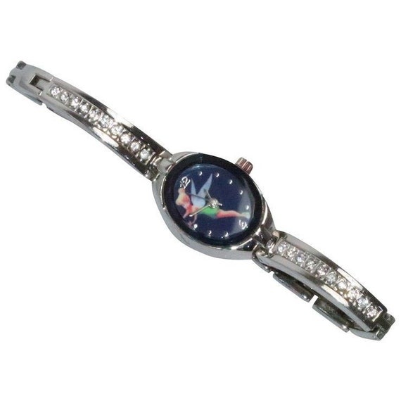 Disney Tinkerbell Crystal Blue Watch DISNEY ACCUTIME TINKERBELL Watch