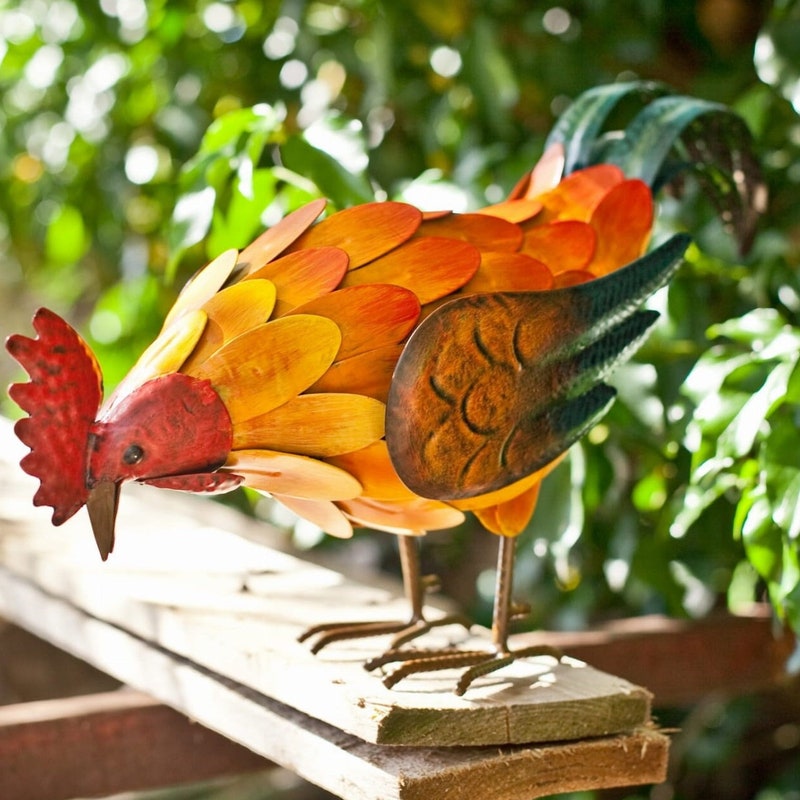 Rooster Statue - Etsy
