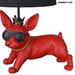 Red Bulldog Lamp, French Bulldog Statue Lamp, Modern Lamp Art Decor ...
