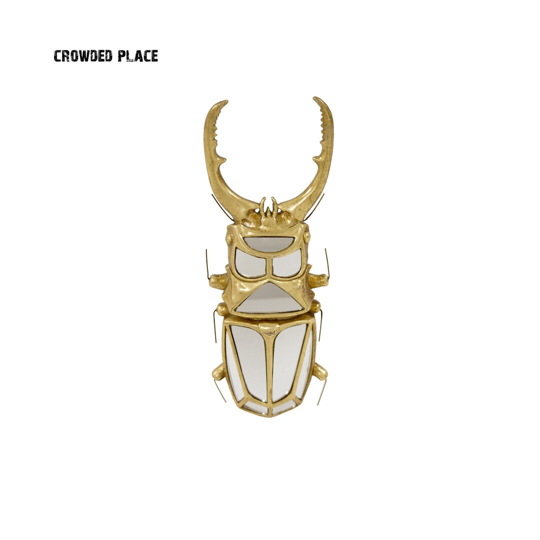 Gold Beetle Wall Decor,mirror Gold Beetle, Golden Wall Decoration ...