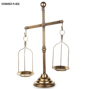 Large Kitchen Decorative Balance Scale, Gold Metal Vintage Style Scale ...