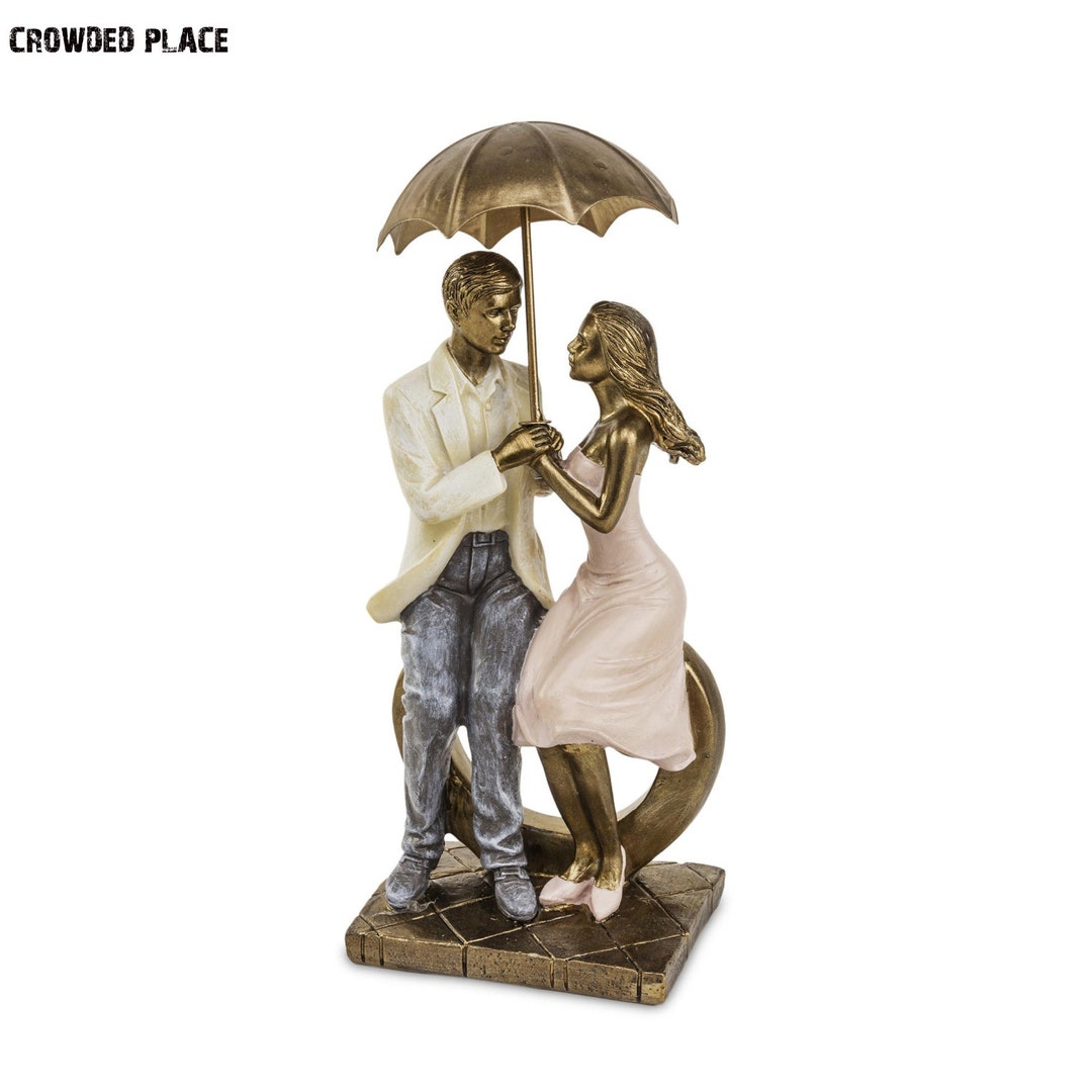 Couple Art Love Sculpture, Man and Woman Sculpture, Figurine Ornament ...
