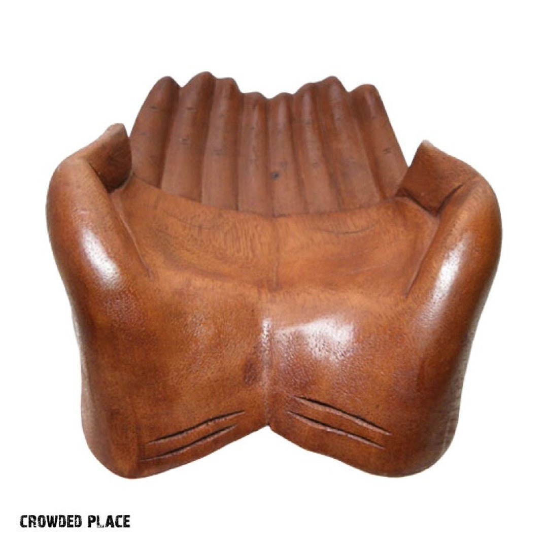 Wooden Hands Decor, Wooden Sculpture Home Decor, Handmade Vintage ...