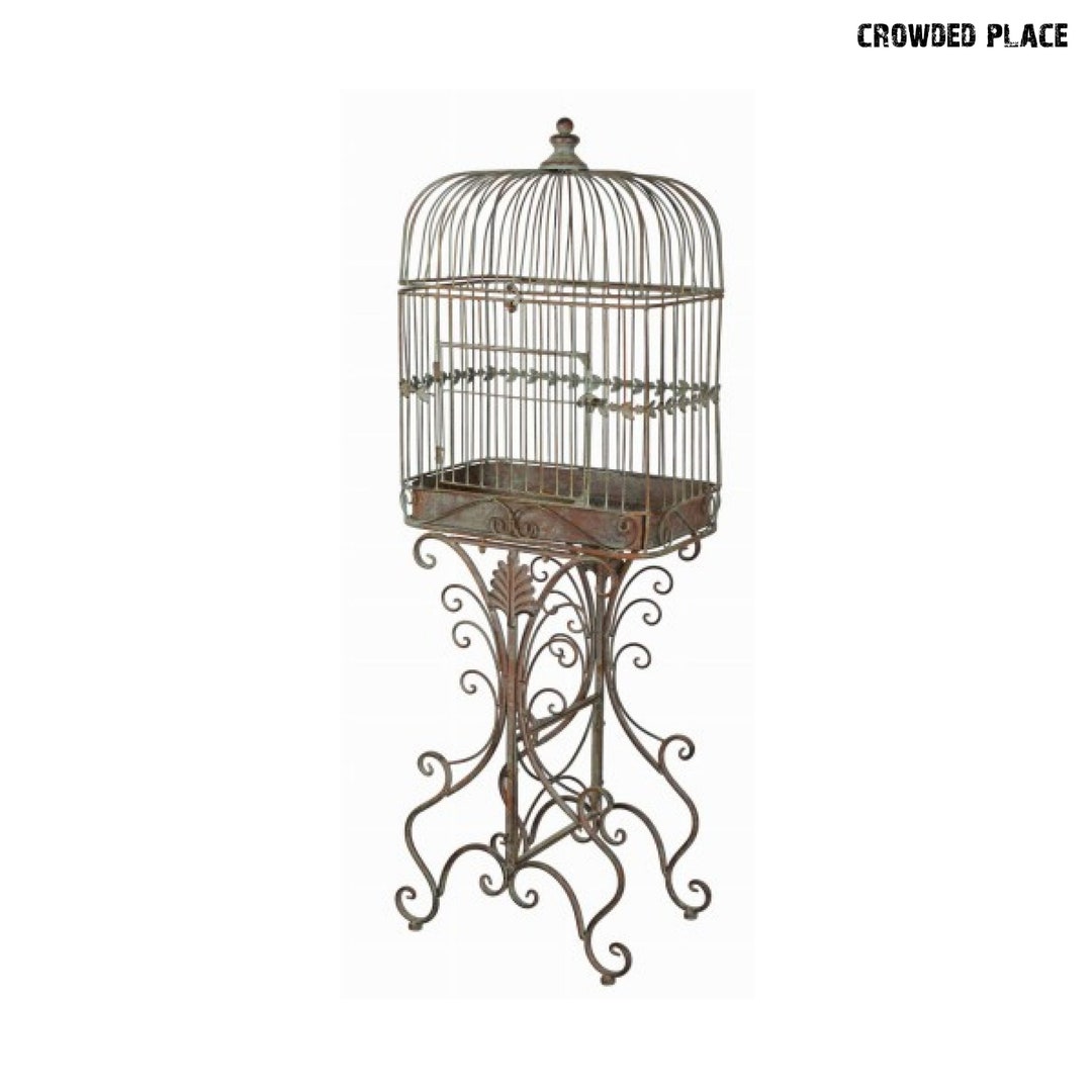 Large Metal Decorative Cage for Garden or Home, Vintage Garden ...