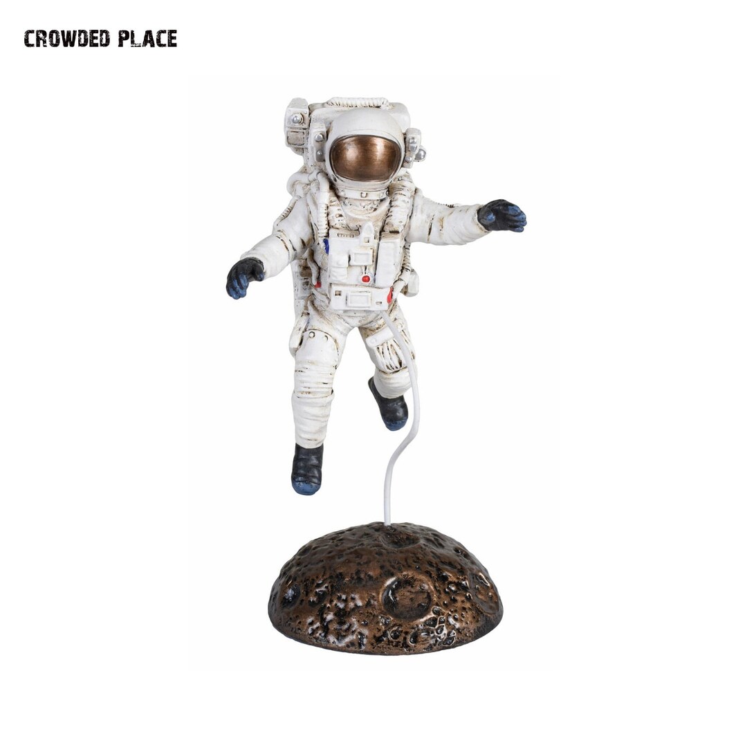 Astronaut Moon Landing Space Walk Sculpture, Astronaut Decoration ...