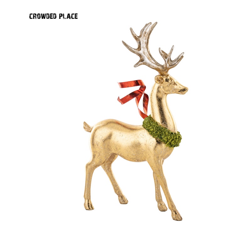 Gold Deer Figurines - Etsy