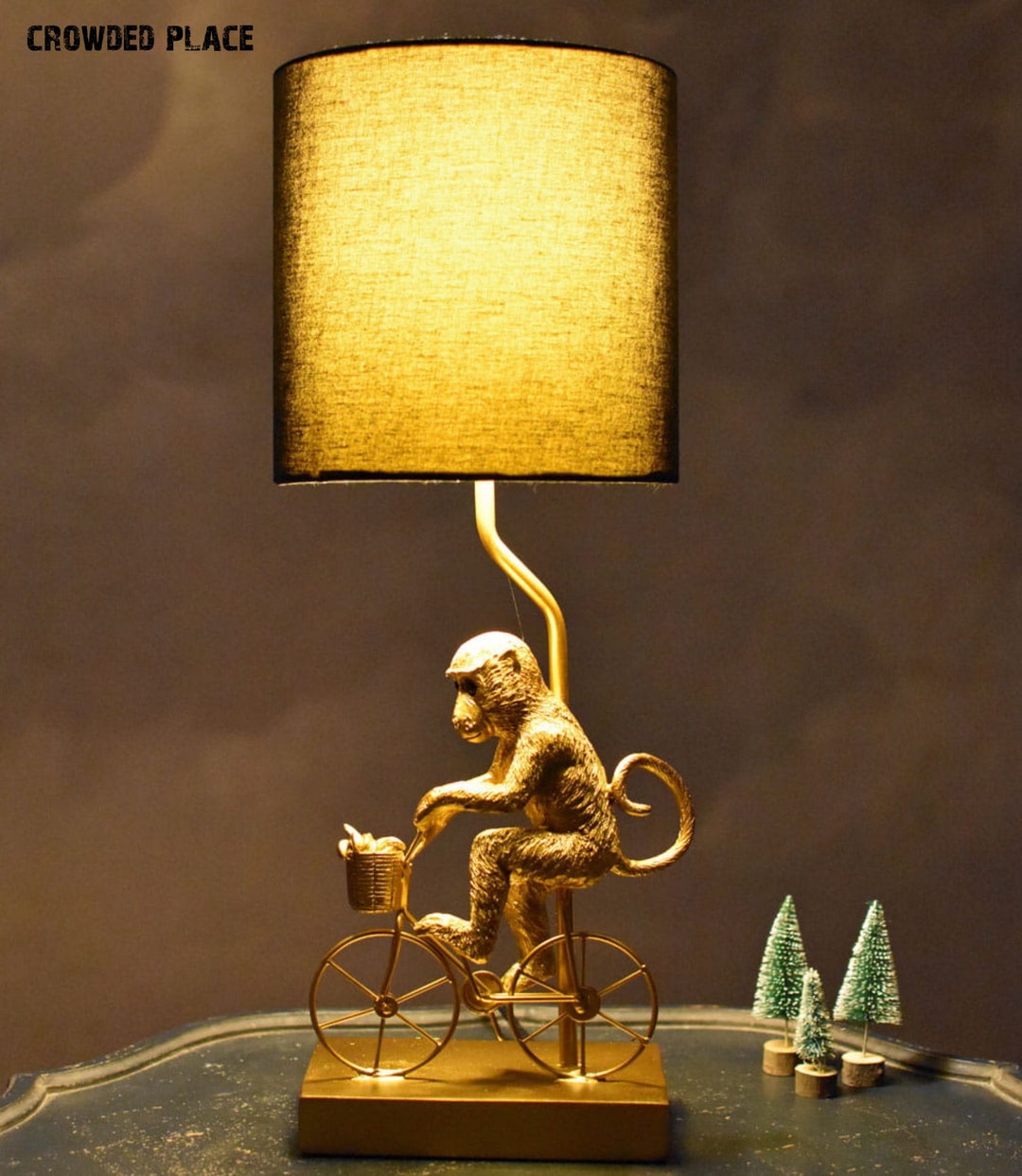 Monkey Lamp Decor, Unique Exotic Design Decor for Home, Jungle Lamp ...