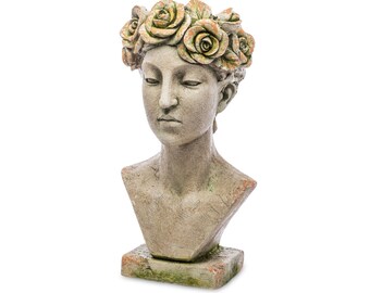 Large Concrete Face Sculpture - Etsy