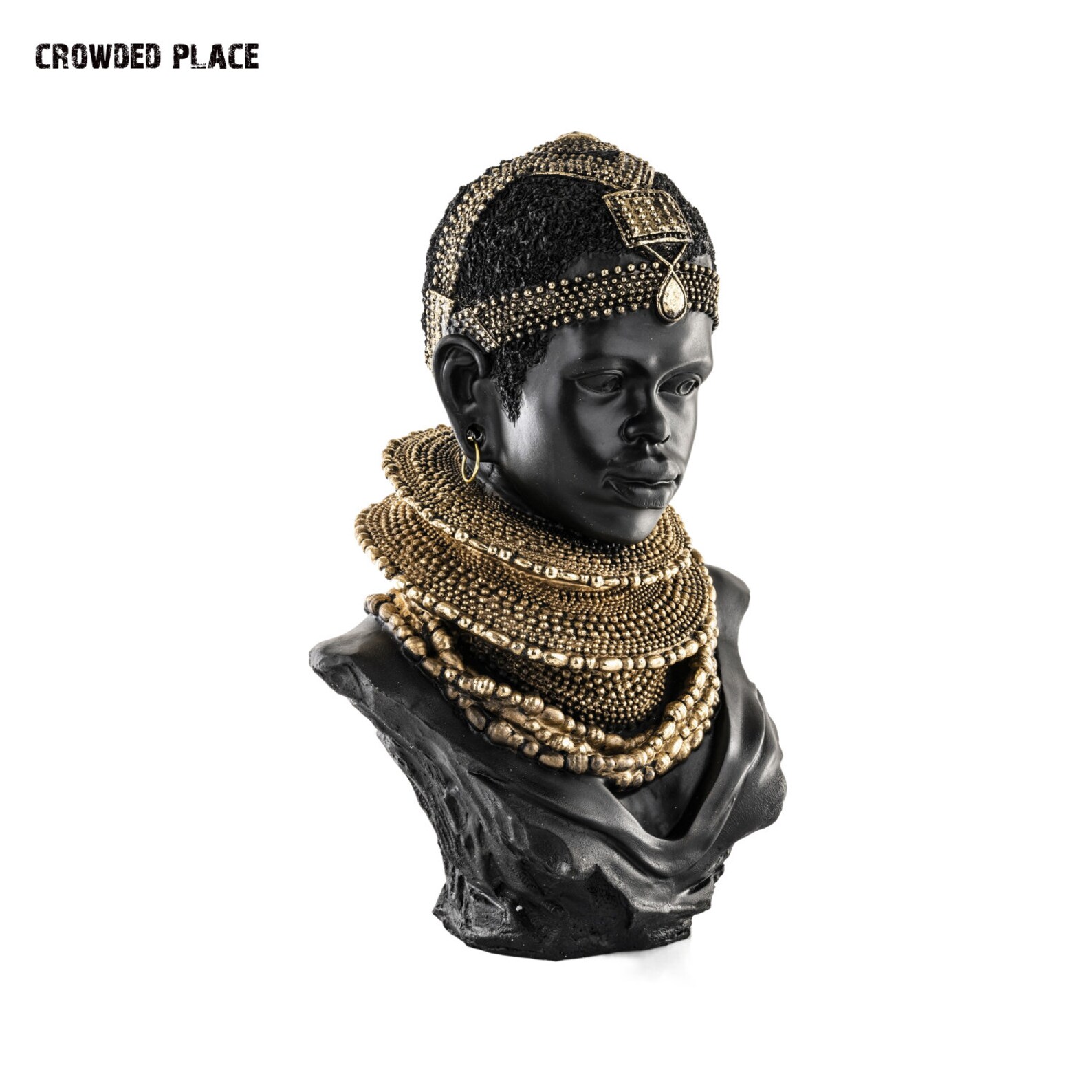 African Woman Sculpture Bust Tabletop Bust Decor Woman - Etsy