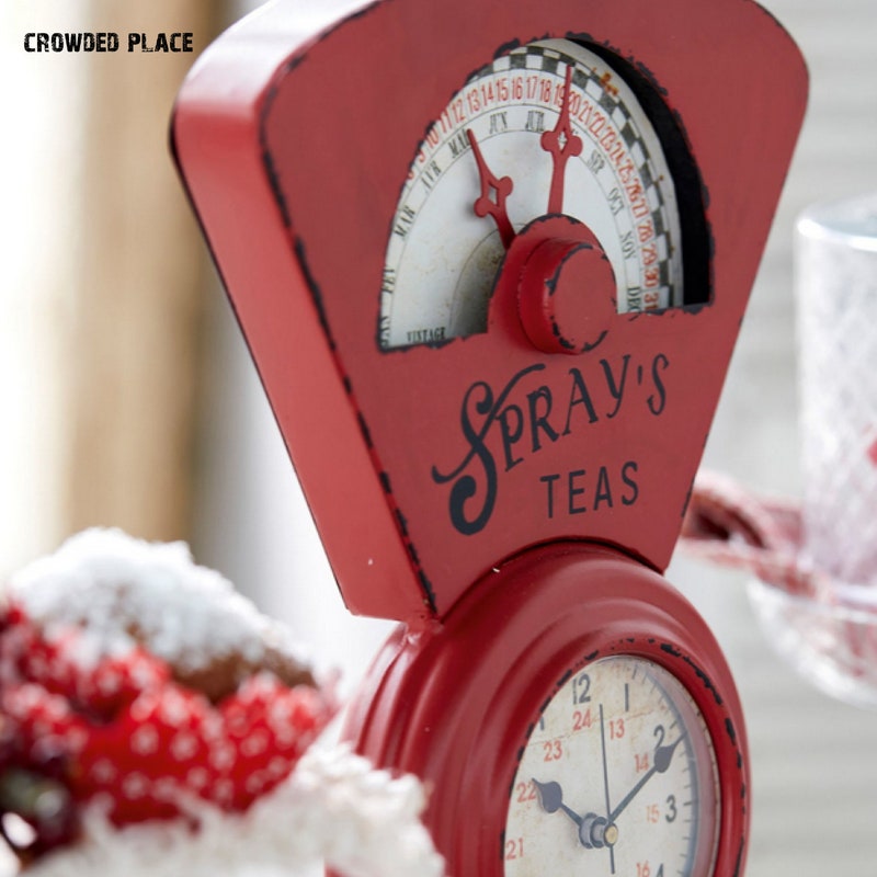 Retro Kitchen Clock - Etsy