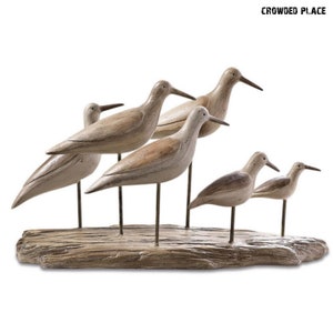 Seagull Sculpture Figurine, Bird Statue for Home, Handmade Birds Statue ...