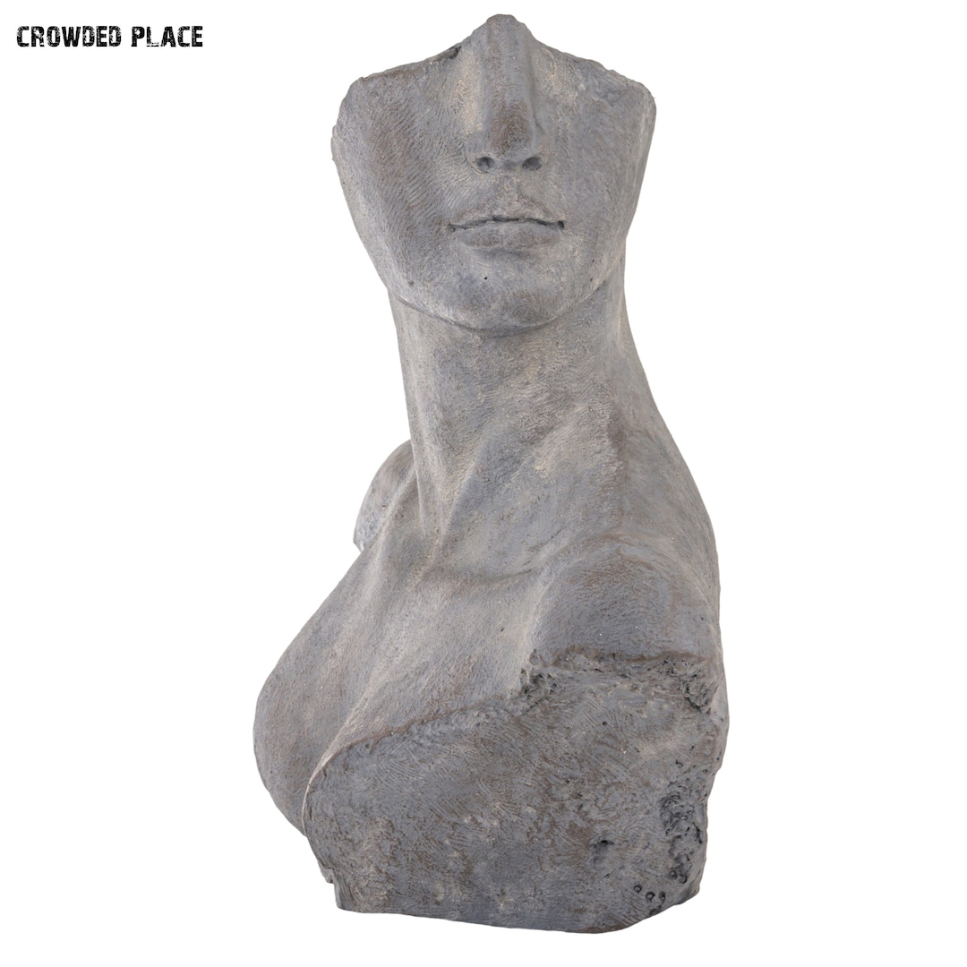 Ancient Greek God Head Planter: Polystone Face Pot, Garden Decor (17 ...