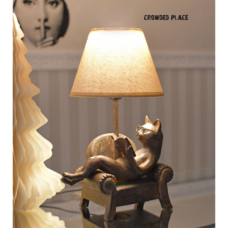 Cat Lamp - Etsy