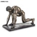 13 Black Gold Athlete Sprinter, Sculpture Runner, Marathon Running Home ...